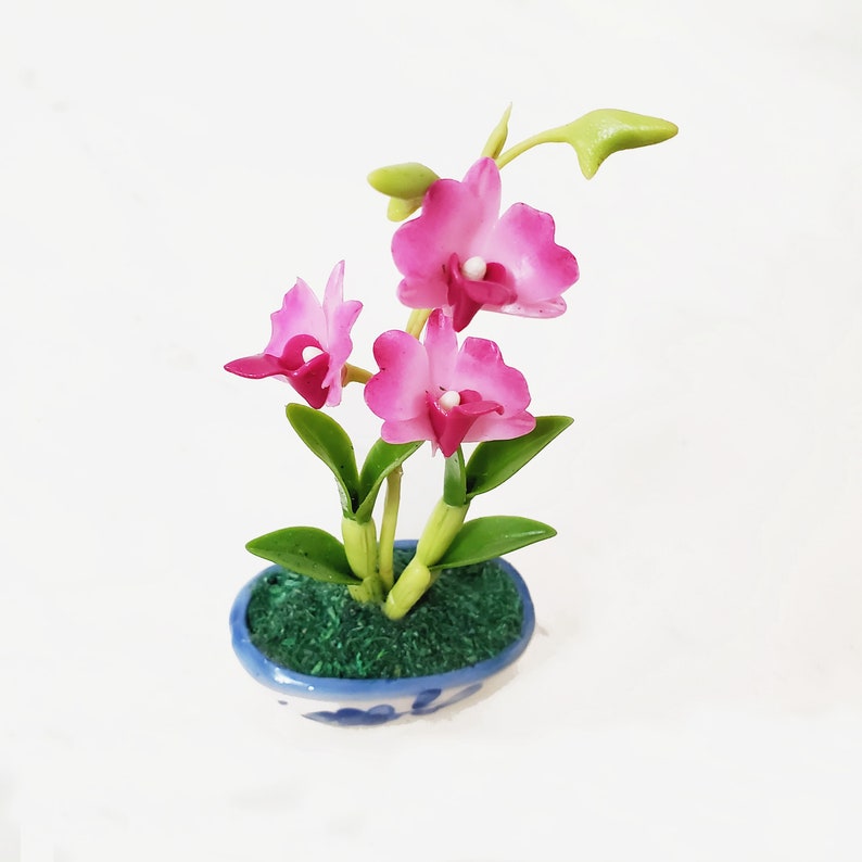 1 DENDROBIUM ORCHID Miniature Flower_handmade Flower Long - Etsy