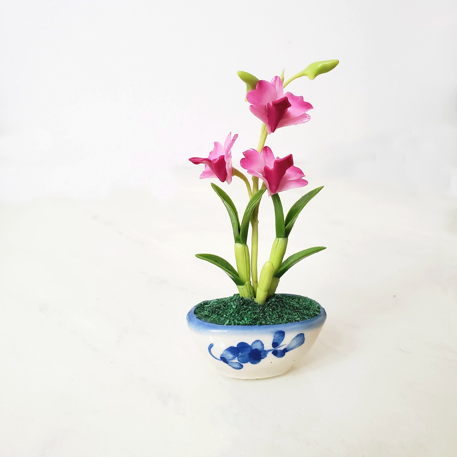 1 DENDROBIUM ORCHID Miniature Flower_handmade Flower, Long Lasting ...