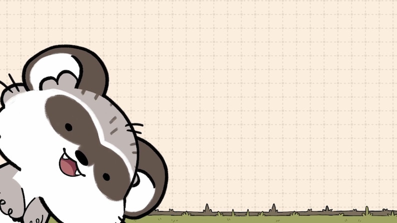 Modelo Vtuber de mapache - Avatar, modelo Live2D de cuerpo completo y ...