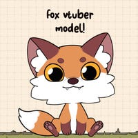 Kitsune Magical Fox Vtuber Pet - Customizable Vtuber - Live2d Avatar - Etsy