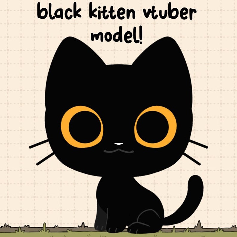 Modelo Vtuber Void Kitten Avatar, modelo Live2D de cuerpo completo y ...