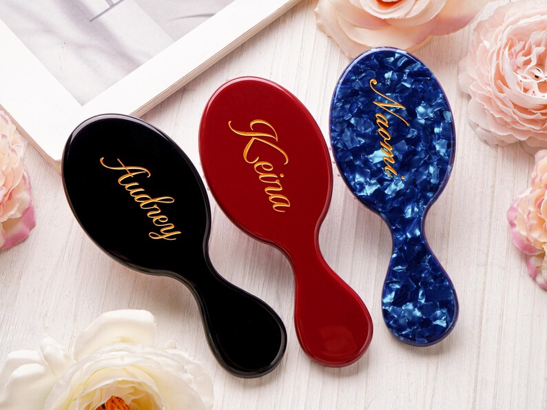 Custom Mini Hair Comb,custom Acetate Hair Comb,bridesmaid Hair Comb ...