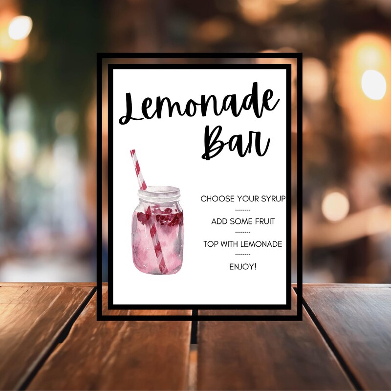 Lemonade Sign - Etsy