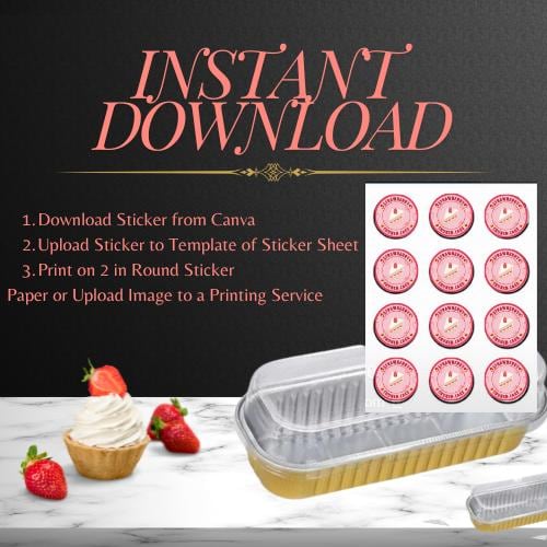 Red Velvet Cake Sticker - Mini Loaf Stickers - Funfetti Cake Sticker ...