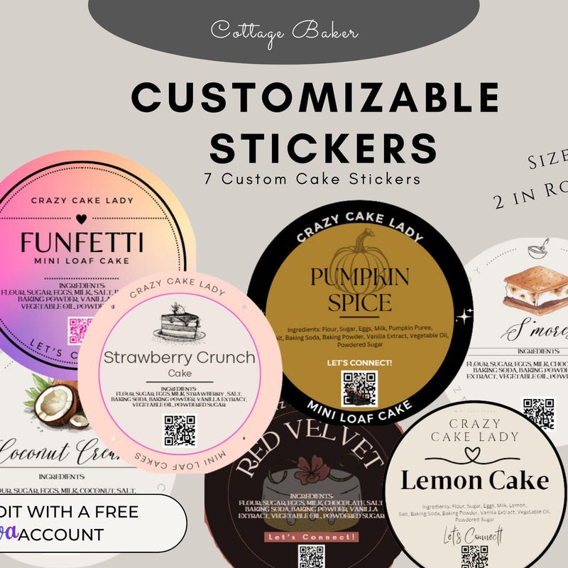Sticker Labels - Etsy