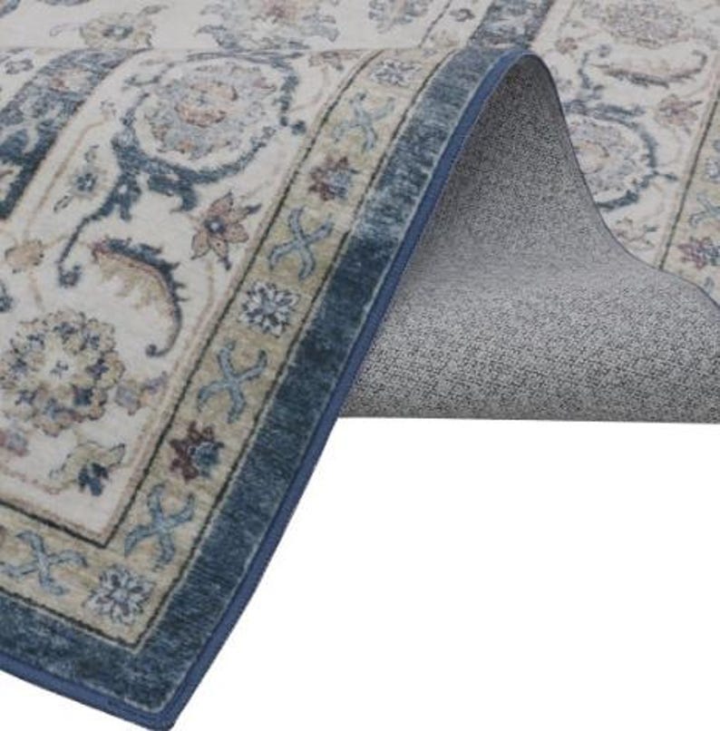 Wyatt & Ash 5x7 Washable Indoor Area Rug, Geraldine - Soft Machine ...