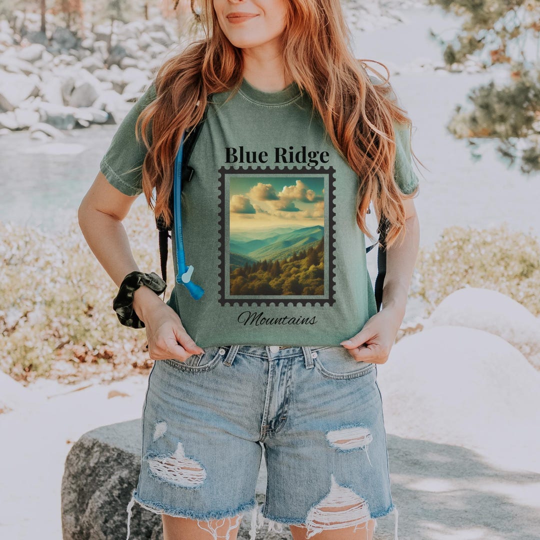 Blue Ridge Mountains Shirt North Carolina Shirt Virginia Shirt Mountain ...