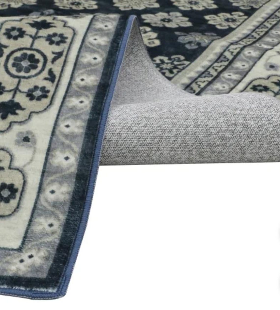 Wyatt & Ash Washable Indoor Area Rug Beatrice Design 5x7 Farmhouse Rug ...