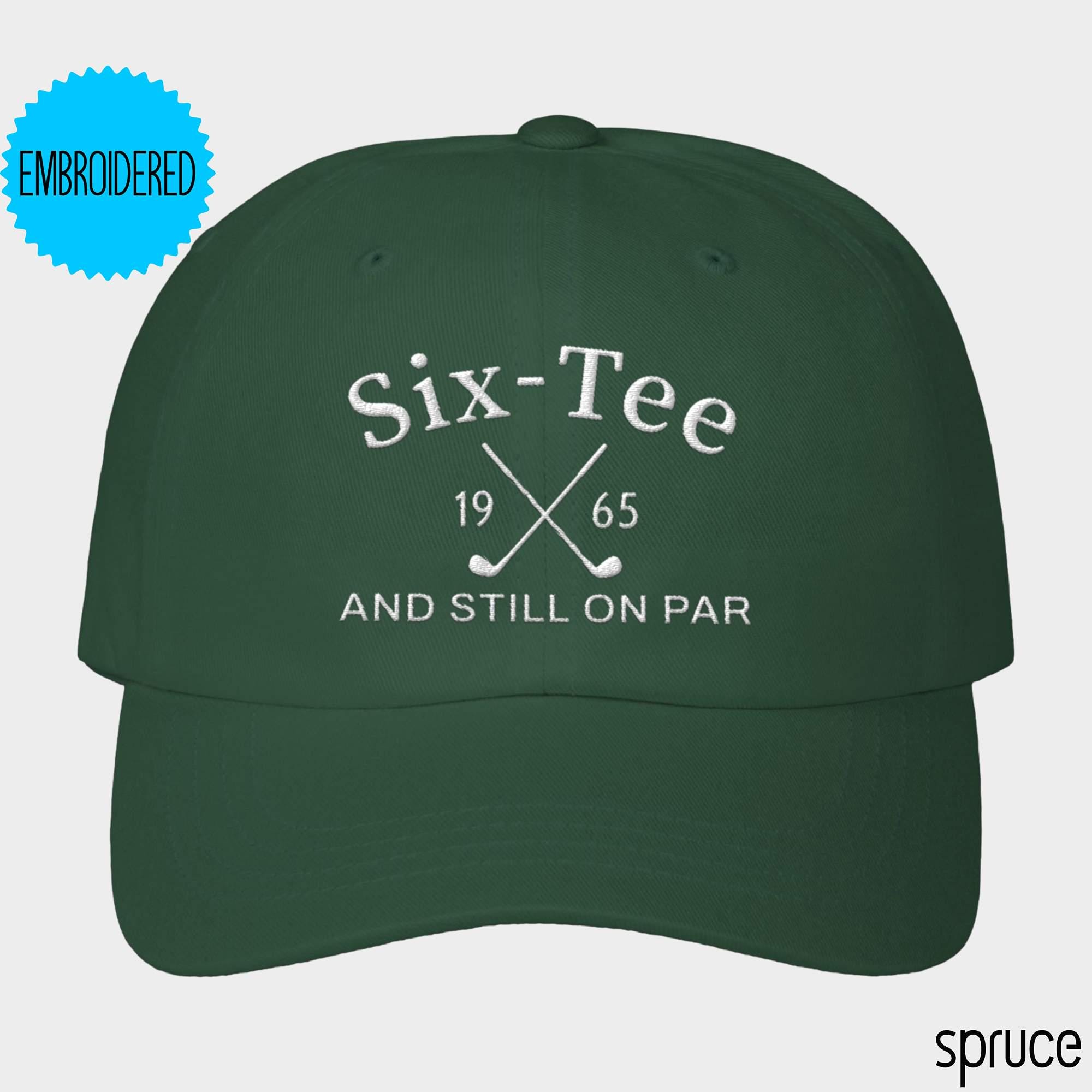 60th Birthday Gift for Men,60th Birthday Golf Hat,six-tee and Still on ...