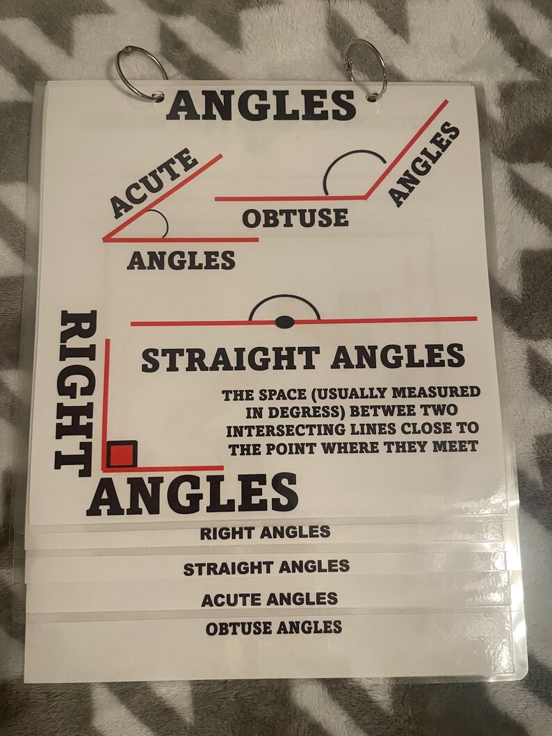 Angles Flip Chart - Etsy