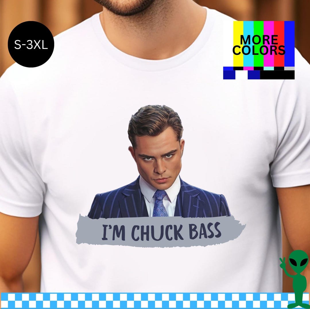 Chuck Bass Shirt, Gossip Girl Fan Gift, Ed Westwick Lovers, Spotted ...