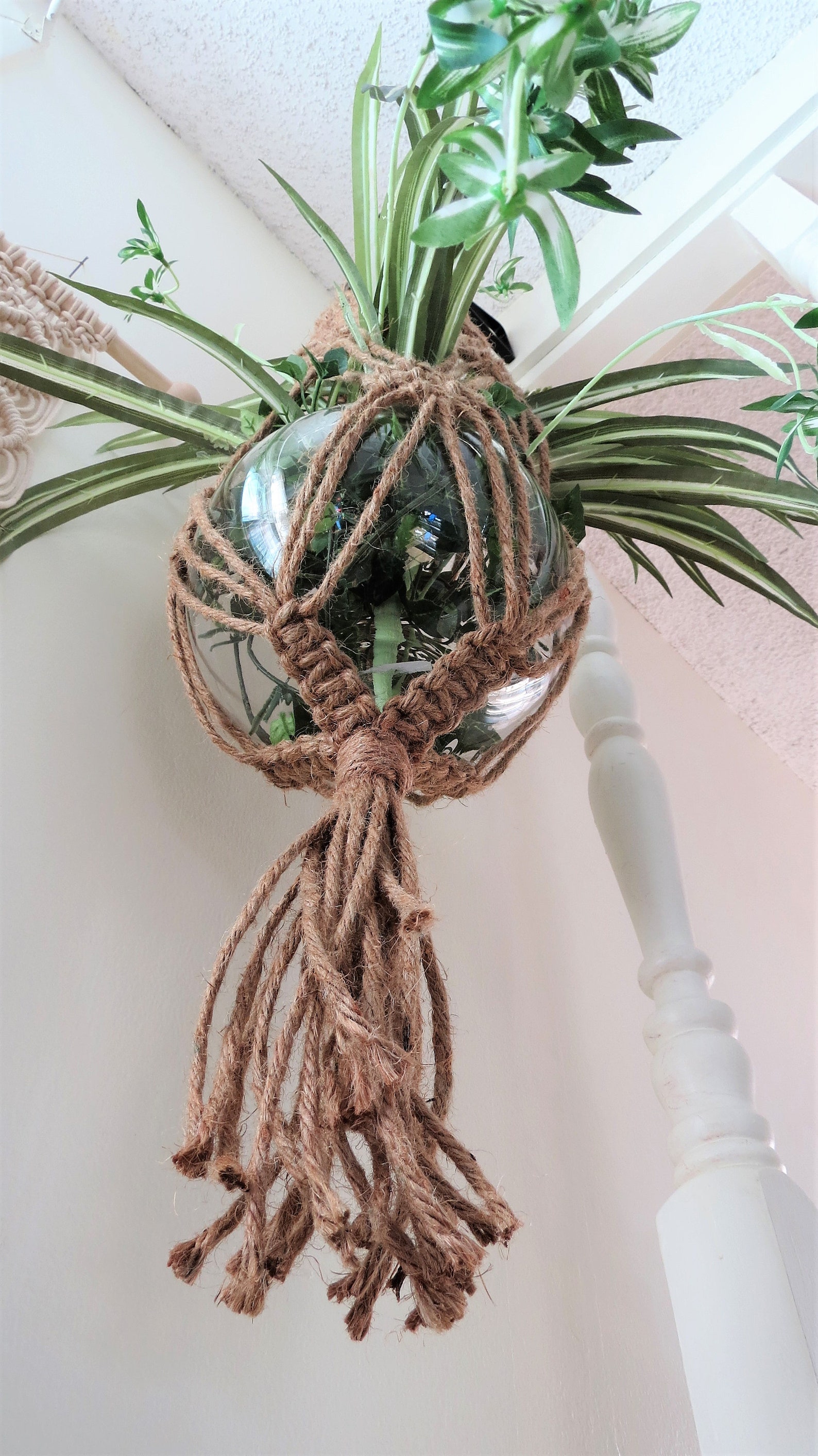 Jute Plant Hanger Macrame Jute Plant Hanger Plant Hanger | Etsy