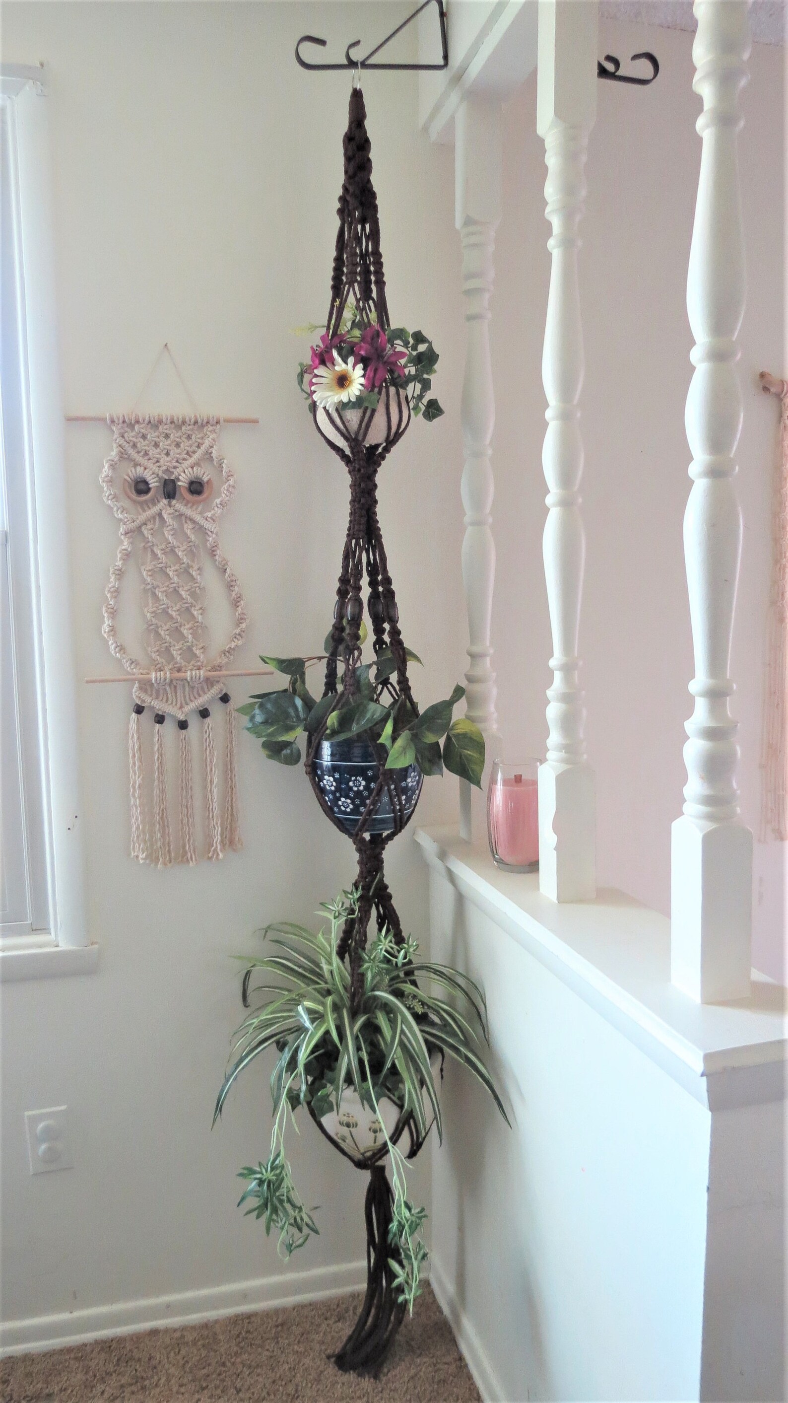 Boho Living Room Decor Hippie Boho Decor Living Room Plant | Etsy