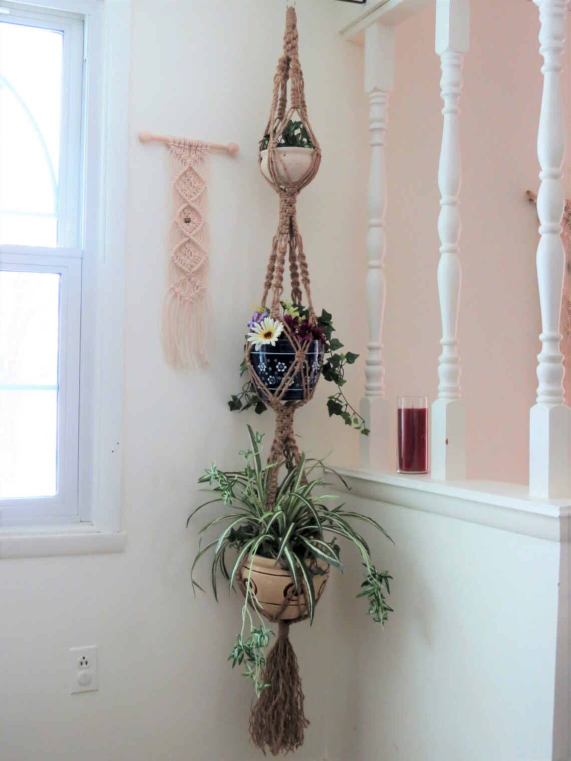 Boho Living Room Decor Hippie Boho Decor Living Room Plant | Etsy