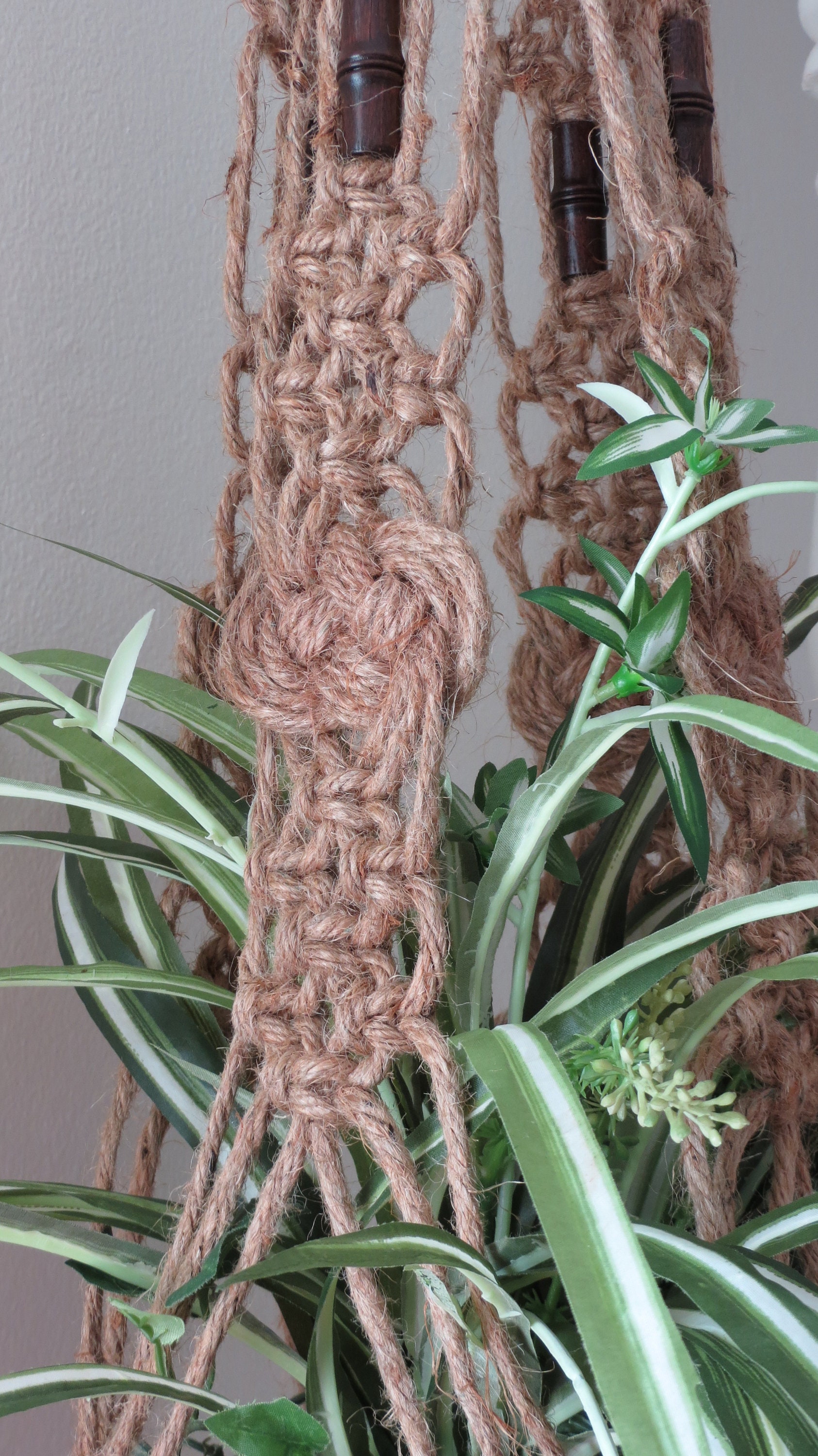 Jute Plant Hanger Macrame Jute Plant Hanger Plant Hanger - Etsy Canada