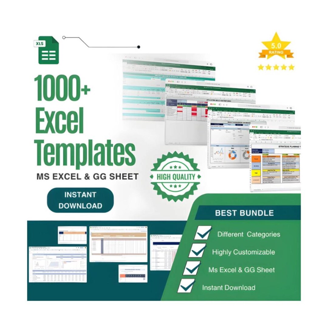 999+ Excel Vorlagen | Excel Planer | Excel Google Sheets | Business ...