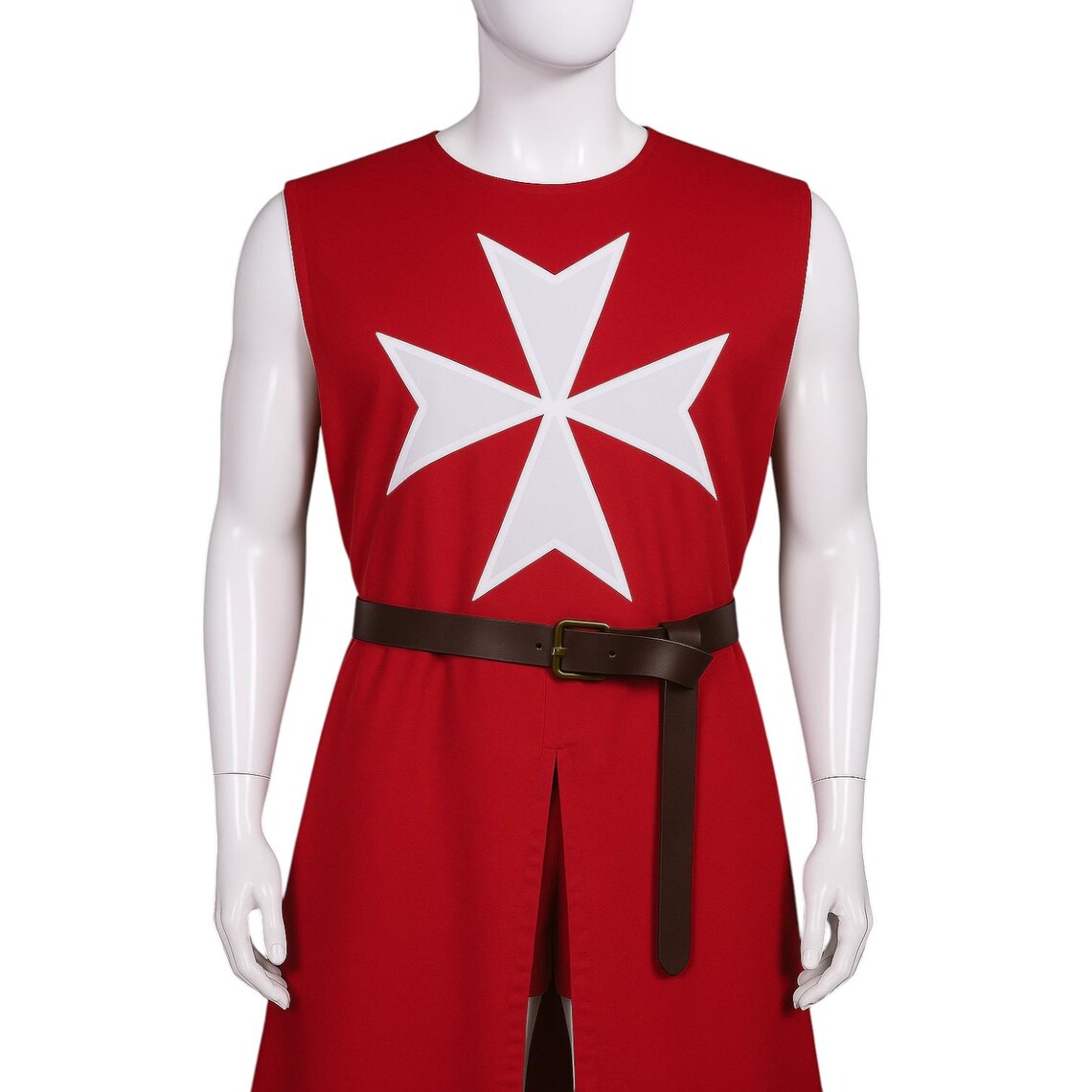 Medieval Knight Tunic: Crusader Tabard With Maltese Cross - LARP ...