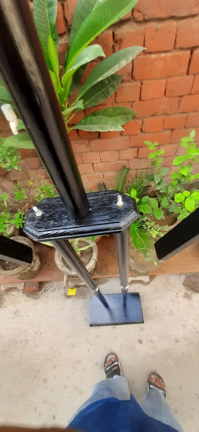 Wooden Medieval Armor Display Stand Chainmail Helmet Costume Holder for ...