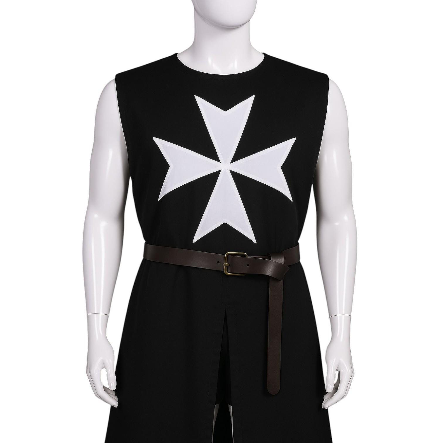 Medieval Knight Tunic: Crusader Tabard With Maltese Cross - LARP ...