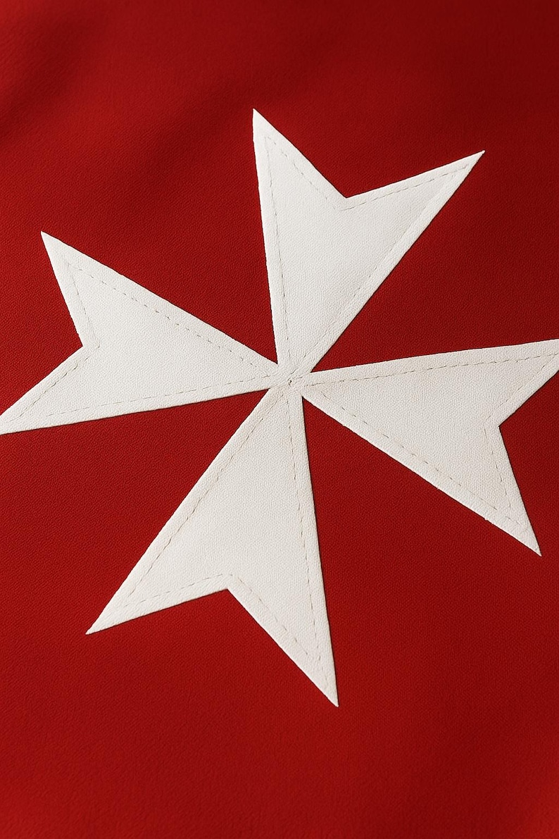 Medieval Knight Tunic: Crusader Tabard With Maltese Cross - LARP ...