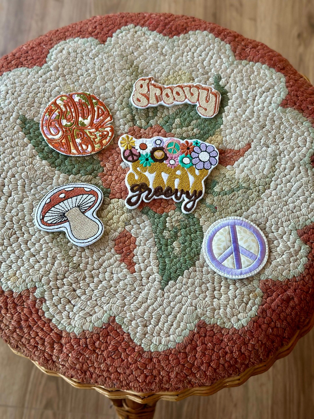 Groovy Patches for Jackets and Hats – Custom Embroidered Applique ...