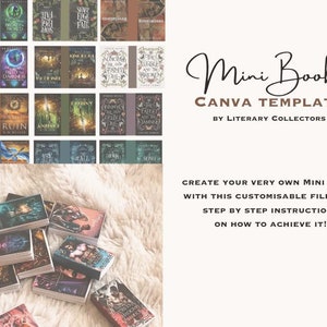 Mini Book Canva Template - Etsy