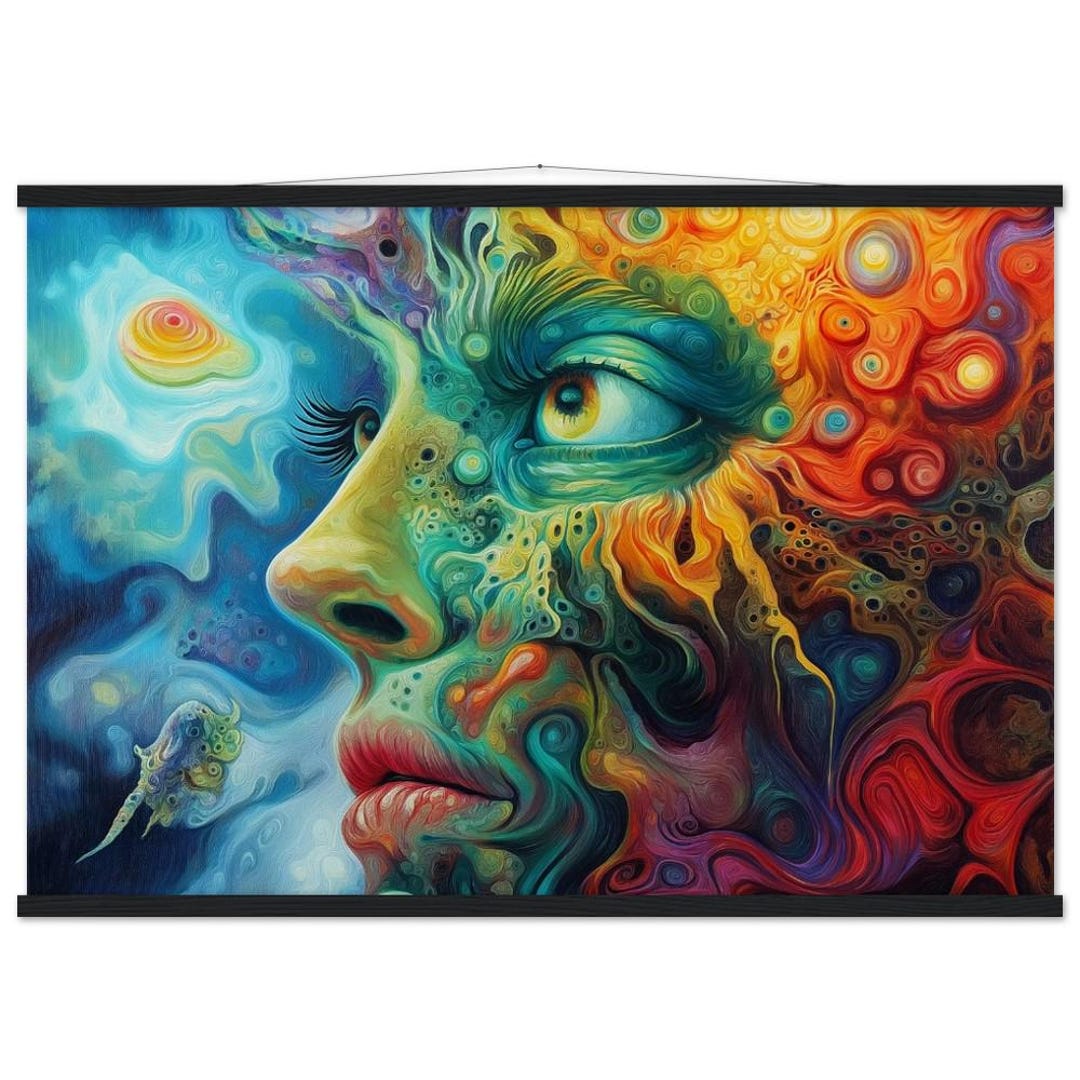 Acid Trip Quality Matt Poster With Hanger, Psychedelic, Altered Art ...