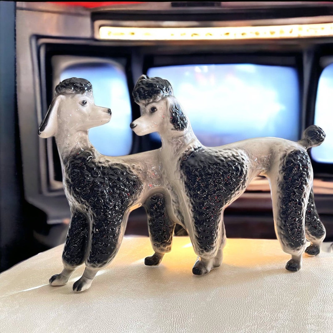 RARE Vintage 50s Lane & Co Van Nuys California Poodle Lamp Dog Accent ...