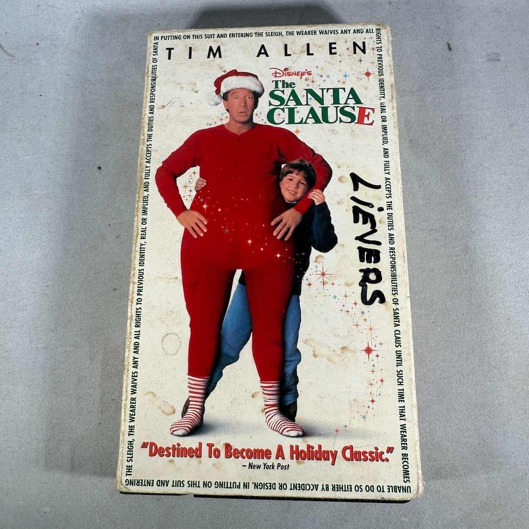 The Santa Clause VHS Walt Disney PG Tim Allen Pre-owned Good 97 Minutes ...