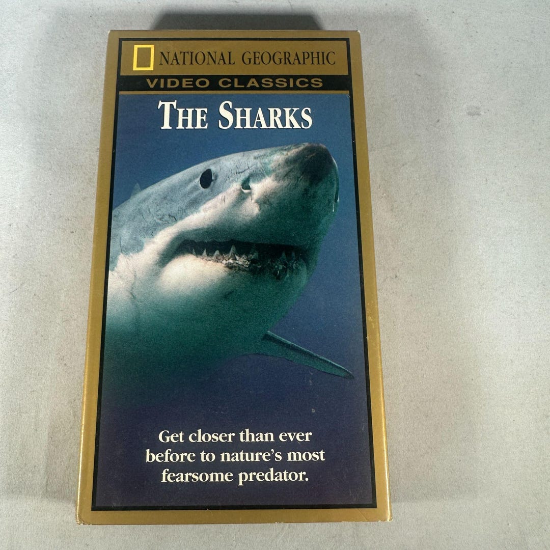 National Geographic Video Classics: the Sharks 1994 VHS - Etsy