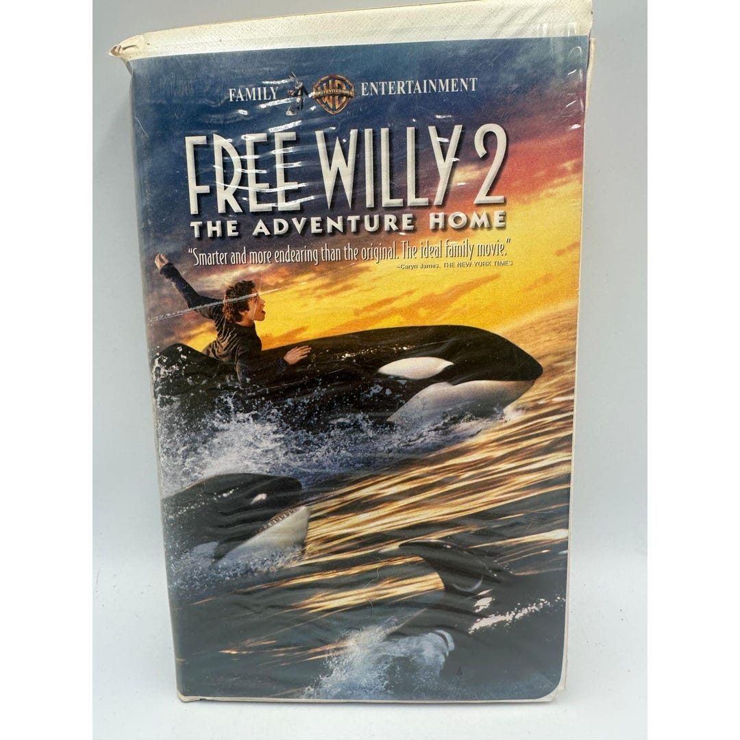 Free Willy 2 the Adventure Home 1995 VHS Family Jason James Richter ...