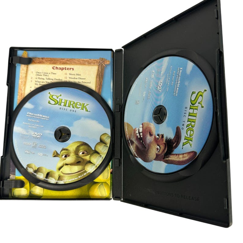 Shrek 2 Disc Special Edition DVD 2001 Mike Myers Eddie Murphy ...