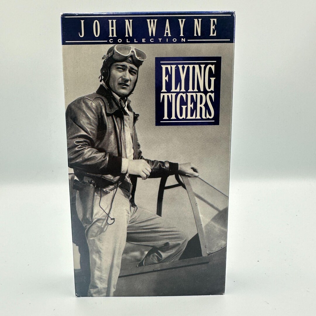 John Wayne Flying Tigers VHS 1942 Classic Film Dramatic War Action ...