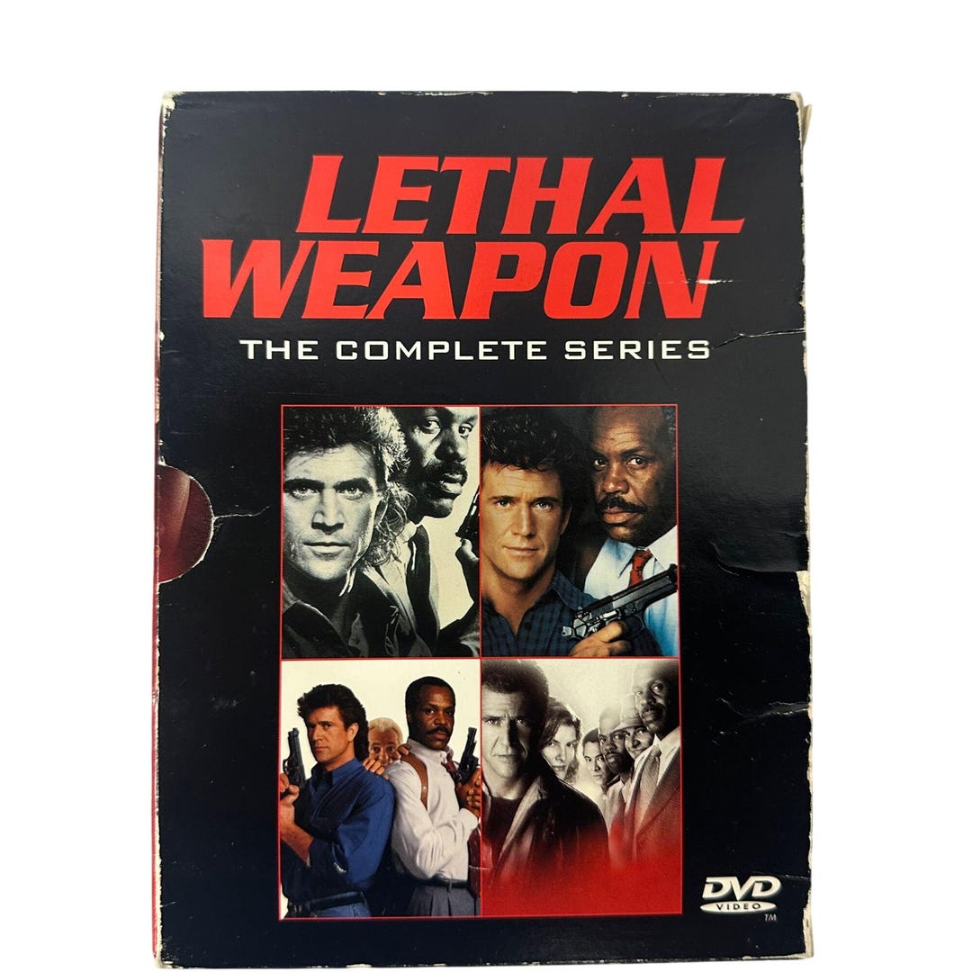 Lethal Weapon Complete Series DVD Set 1998 Mel Gibson Danny Glover ...