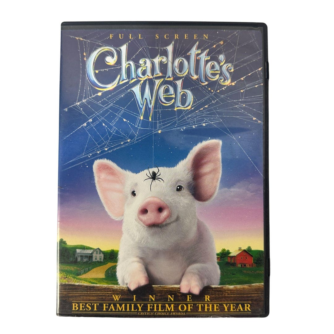 Charlottes Web Full Screen 2006 Dakota Fanning Paramount DVD Family ...