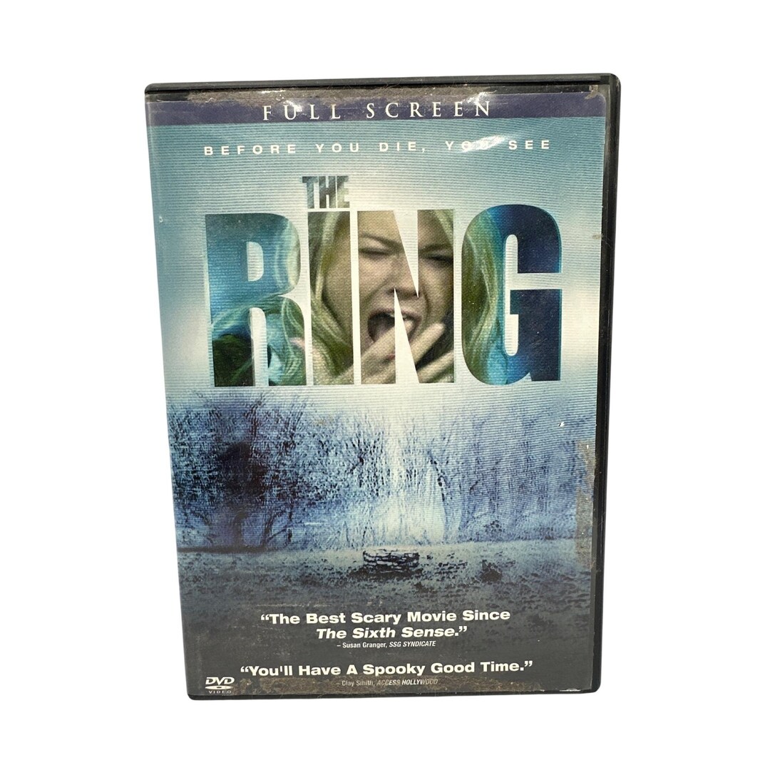 The Ring DVD 2002 Full Screen Naomi Watts PG13 Dreamworks Horror ...