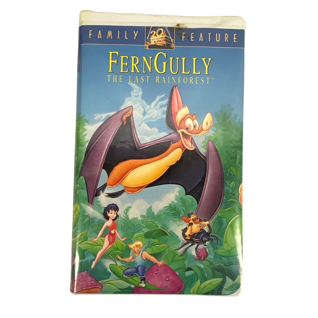 Ferngully the Last Rainforest VHS 1992 Family Animated Feature 20th ...