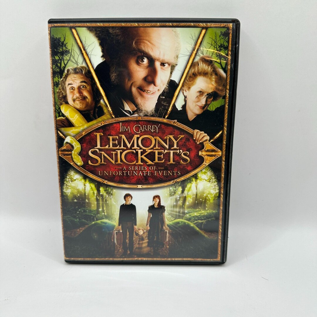 Lemony Snickets A Series of Unfortunate Events Jim Carrey PG DVD ...