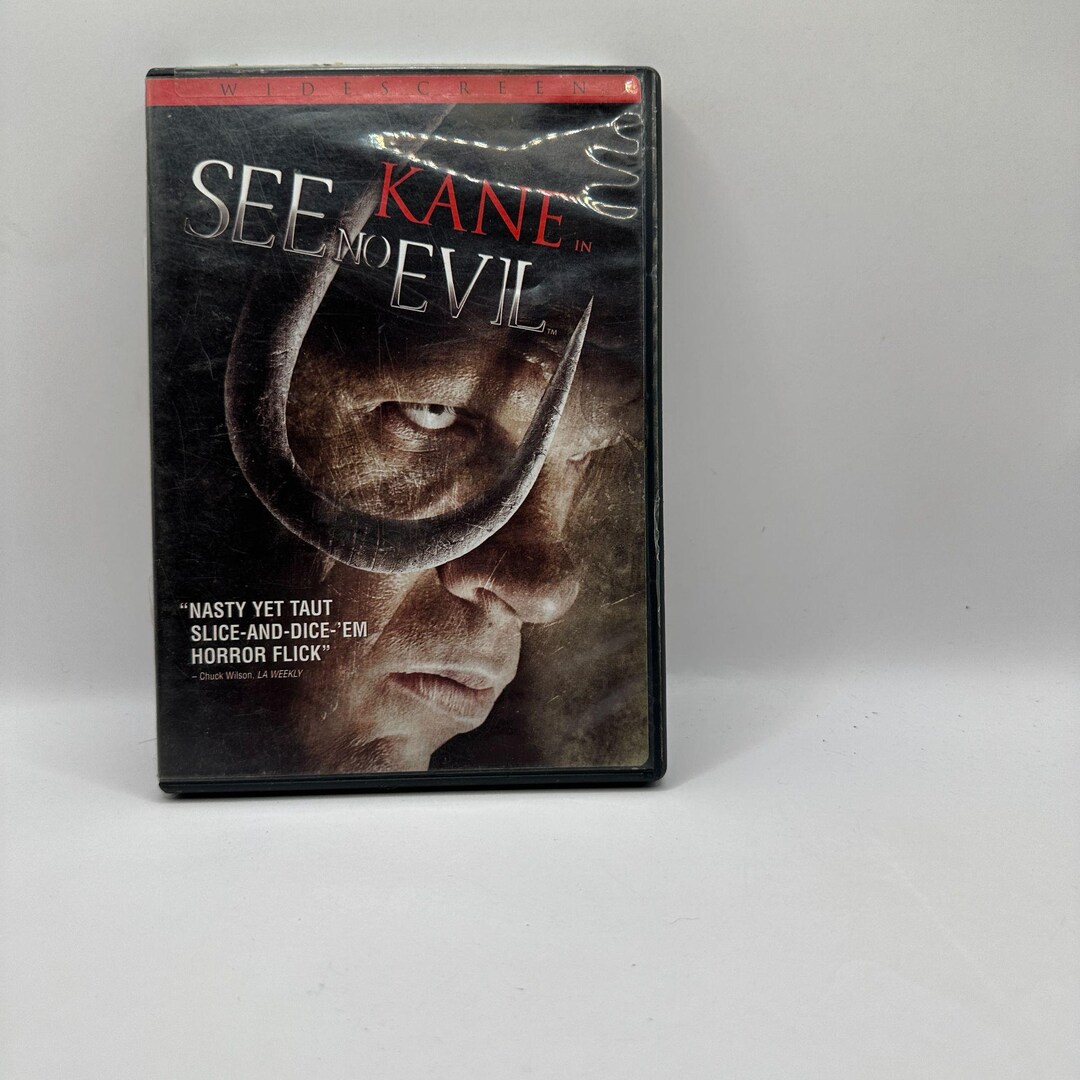 See No Evil 2006 Kane Horror Movie Lionsgate DVD Widescreen Edition - Etsy