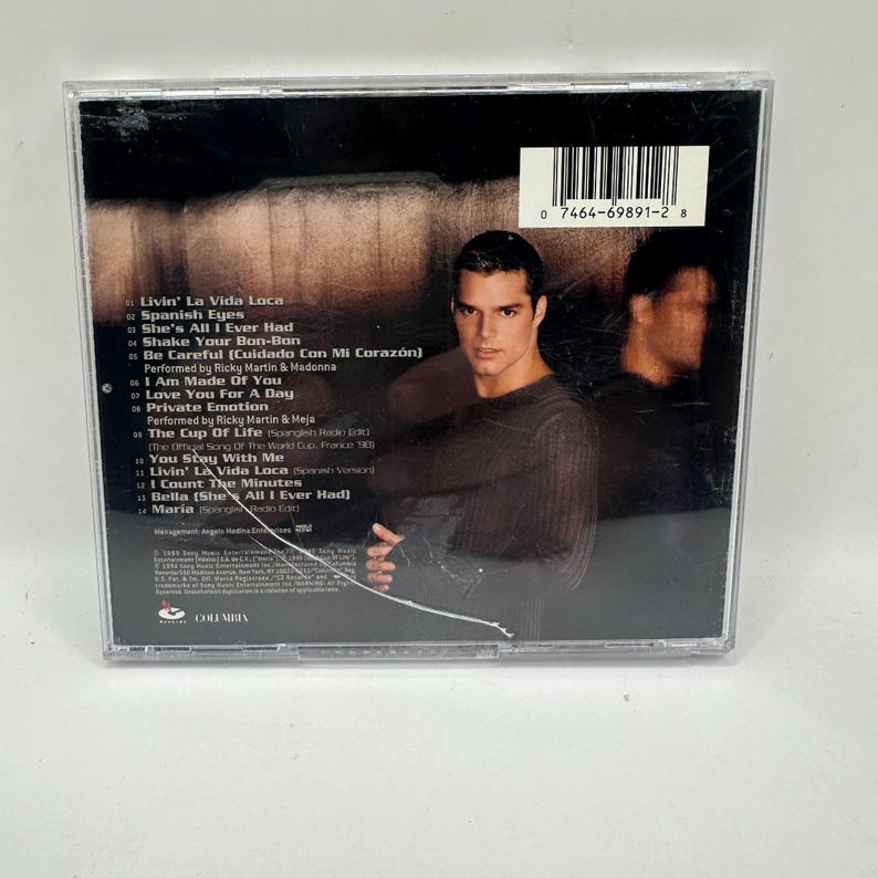 Ricky Martin Self Titled Ricky Martin Columbia Records 1999 CD Album - Etsy