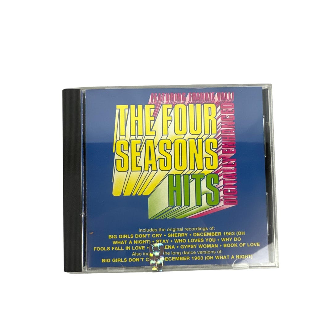 The Four Seasons Hits Digitally Enhanced CD 1991 Frankie Valli Curb ...