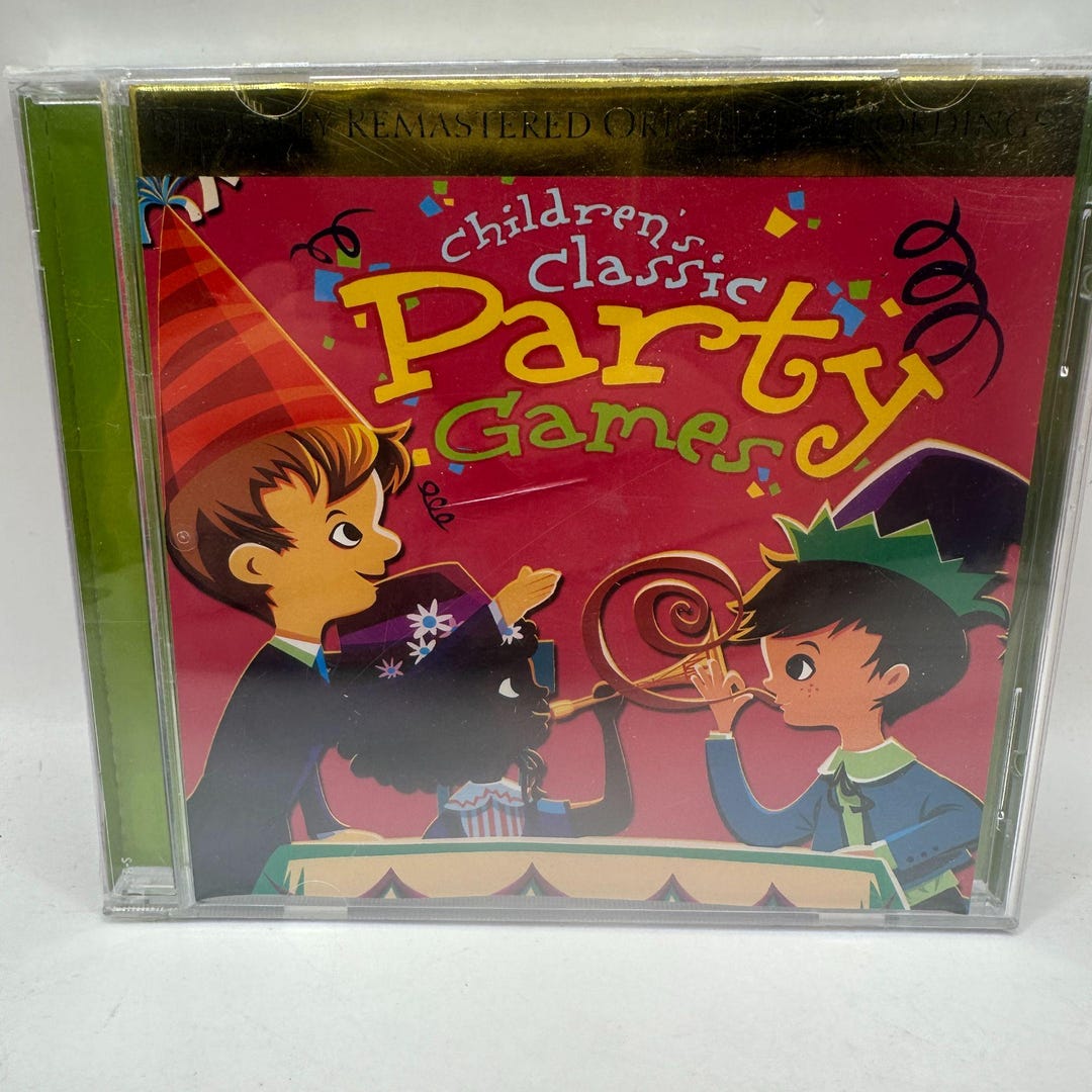 Children's Classic Party Games CD Album 2005 Digiview Entertainment - Etsy