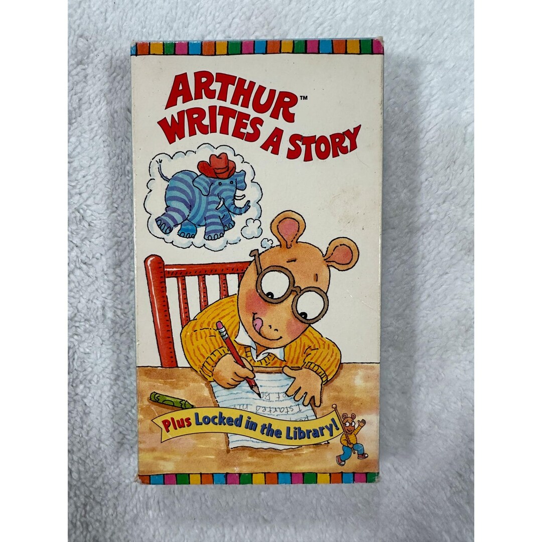 Arthur Writes A Story VHS 1997 Sony Wonder Educational Marc Brown Kids ...