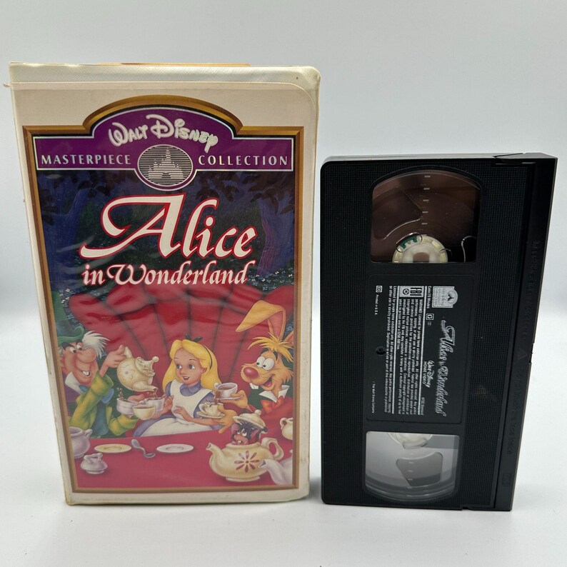 Alice in Wonderland VHS Walt Disney Masterpiece Collection 1994 ...