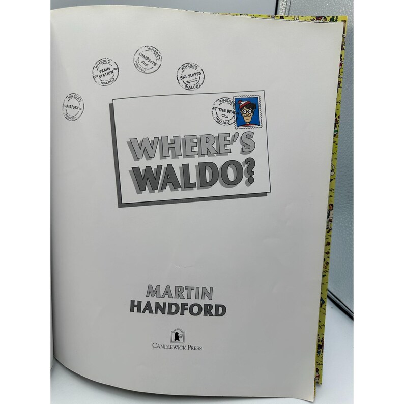 Wheres Waldo? Martin Handford 1987 Paperback Search-and-find Puzzles ...