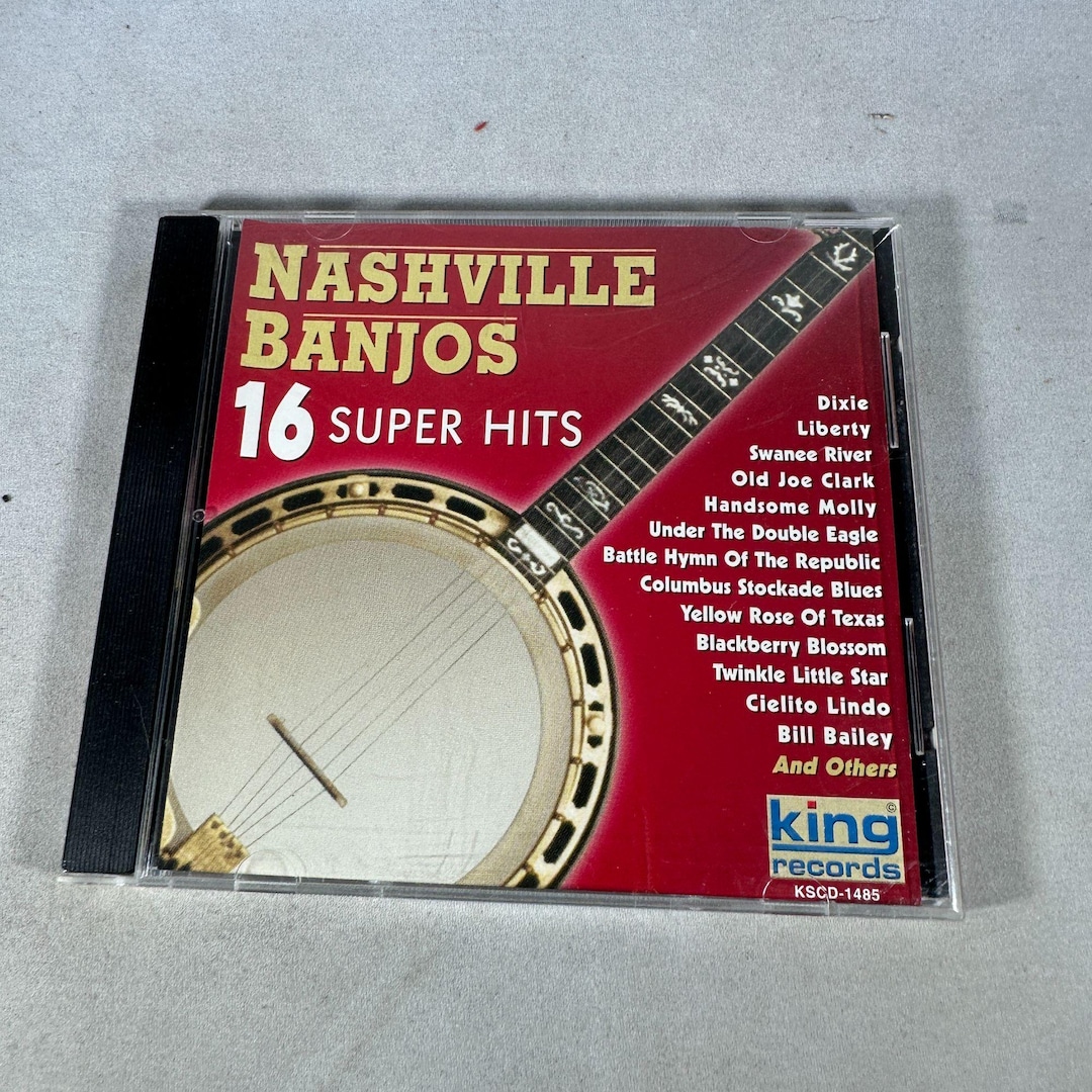 Nashville Banjos 16 Super Hits CD Banjo Instrumentals King Records KSCD ...