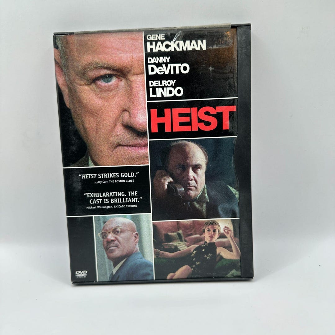 Heist DVD 2001 Gene Hackman Danny Devito Thriller Warner Bros Region 1 ...