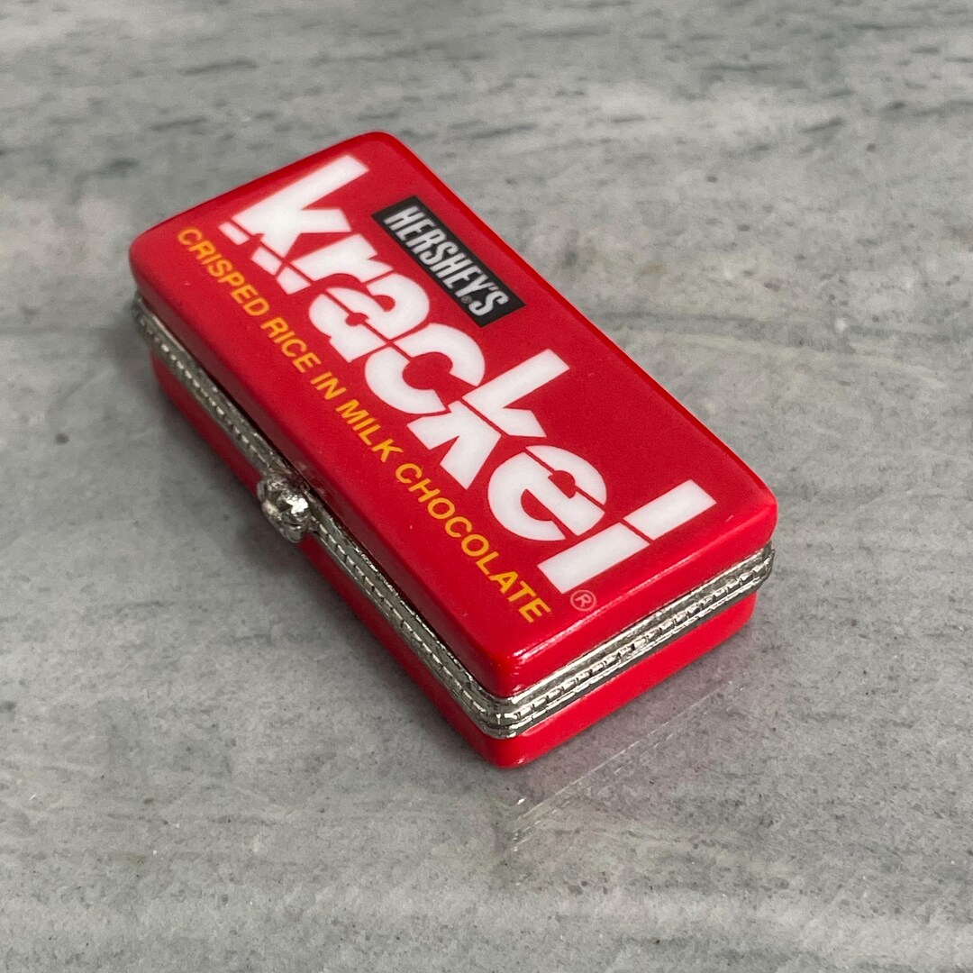 Hershey's Krackel Trinket Box W/ Chocolate Bar New in Bag PHB ...