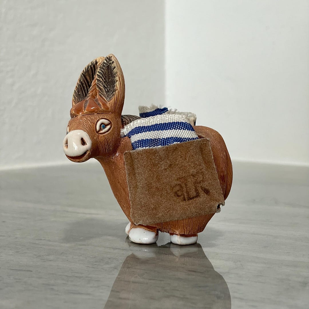 Vintage Rinconada Donkey Mule: Hand-sculpted Uruguay Figurine - Etsy