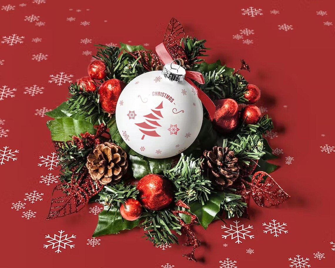 Snowflake Christmas Tree Svg Bundle, Snowflakes for Digital Download ...